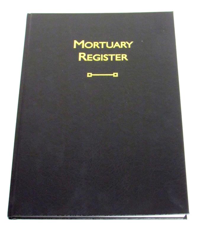 Mortuary Register | DC52(50LVS) | Shaw's Funeral Products