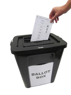 50 Litre Plastic Ballot Box - Wipe Clean | SBBP | Shaw's Election Supplies