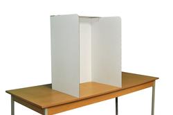 Cardboard Table-Top Voting Screen | VSTT1 | Shaw's Election Supplies